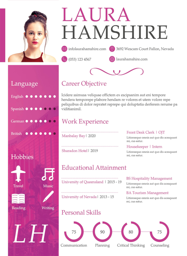 Free 50+ Fresher Resume Templates, PDF, DOC