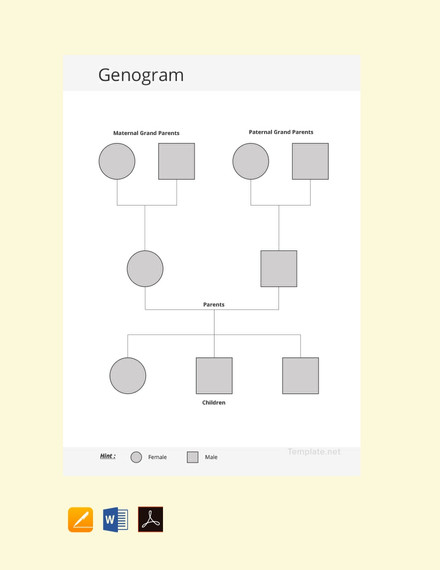 47+ Genogram Templates in PDF | MS Word | Apple Pages | Google Docs