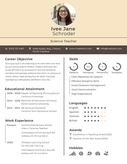 10 Simple Fresher Resume Templates