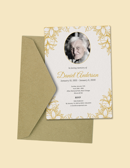 13+ Funeral Invitation Card Templates