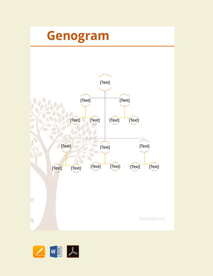 47+ Genogram Templates in PDF | MS Word | Apple Pages | Google Docs