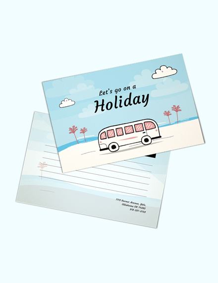 11 Postcard Templates In Illustrator