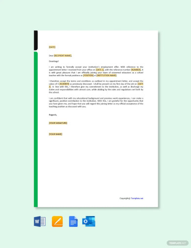 24+ Joining Letter Format - PDF, DOC