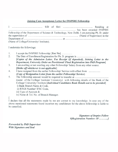 Free 33+ Joining Letter Templates, Format, PDF, DOC