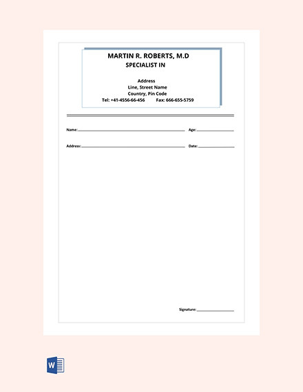 30+ Doctor Prescription Templates - PDF, DOC
