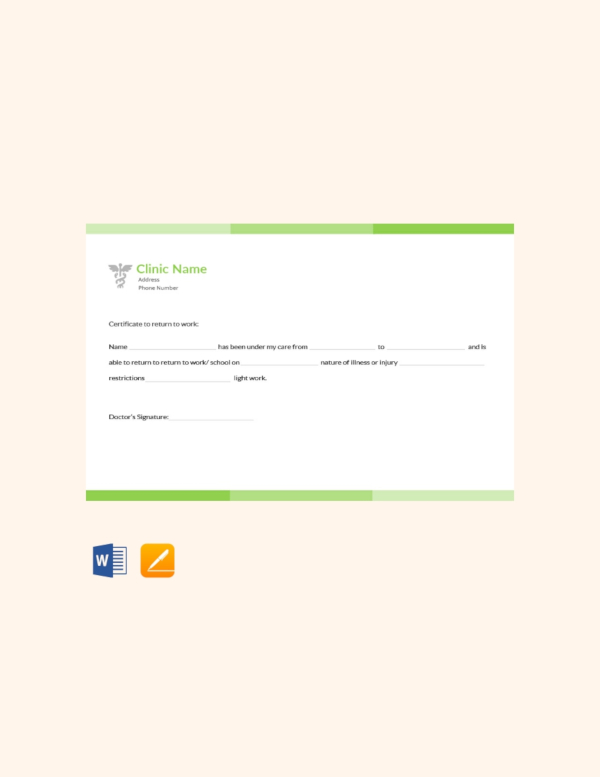 37 Free Doctors Note Templates