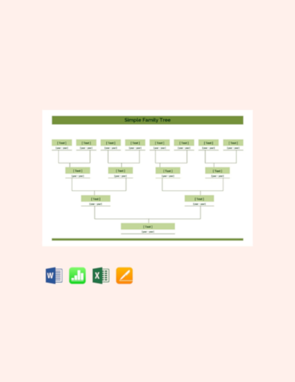 36+ Family Tree Templates - Word, PDF, PSD, Apple Pages