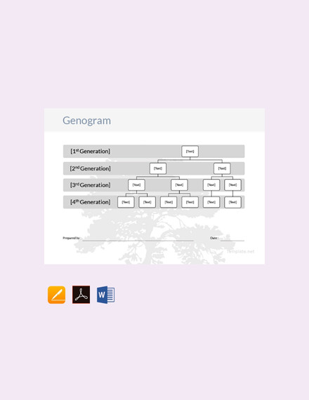 47+ Genogram Templates in PDF | MS Word | Apple Pages | Google Docs