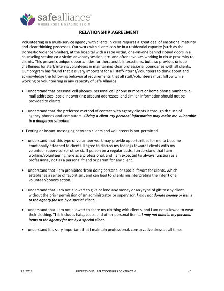 FREE 6+ Relationship Agreement Templates in Google Docs | MS Word ...