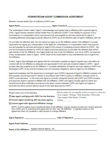 13+ Agent Commission Agreement Templates - Word, Apple Pages, Google Docs
