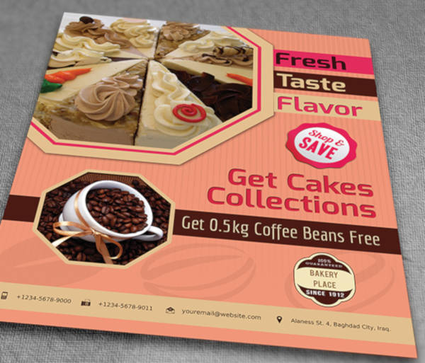 8 Cake Sale Flyer Templates