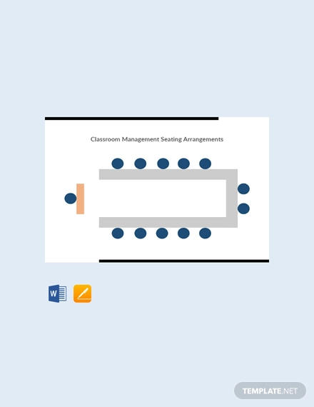 Classroom Seating Chart Template - 22+ Examples in PDF, Word, Excel