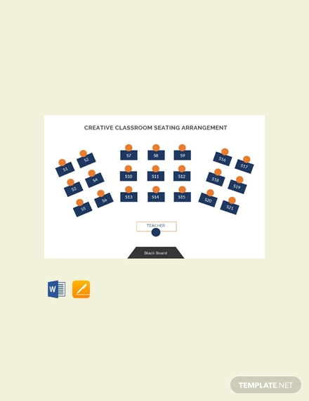 Classroom Seating Chart Template - 25+ Examples in PDF, Word, Excel