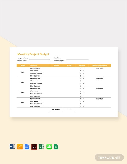 17+ Project Budget Templates - Docs, PDF, Excel
