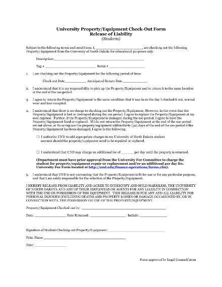 12+ Equipment Sign Out Sheet Templates