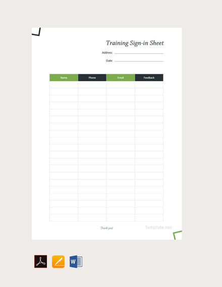 9+ Sign In and Sign Out Sheet Templates