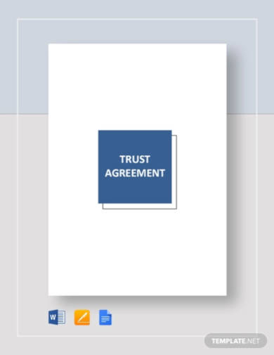 16+ Printable Trust Agreement Templates - PDF, Google Docs, Apple Pages ...