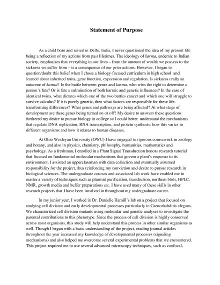 26+ Statement of Purpose Templates