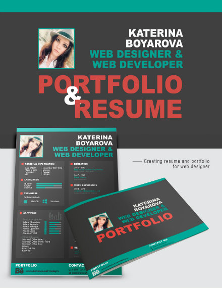 8+ Portfolio Resume Templates