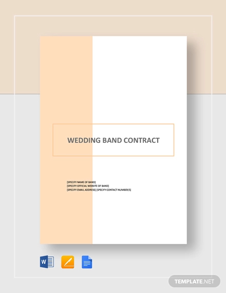 9+ Sample Band Contract Templates - Word, PDF, Google Docs