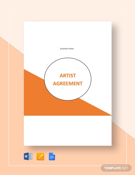 25+ Sample Artist Agreement Templates - Word, Pages, PDF