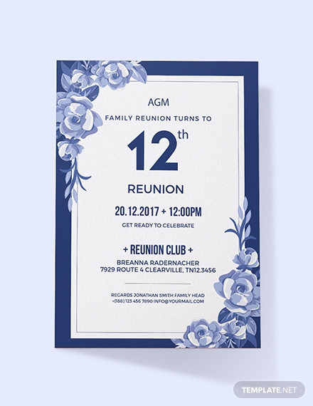 9 Family Reunion Invitation Templates