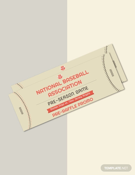 19+ Sample Printable Raffle Ticket Templates - PSD, Ai, Word