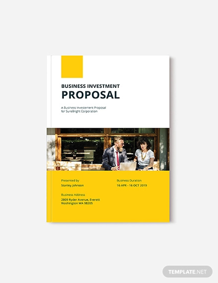 40+ Investment Proposal Templates in MS Word | PDF | Google Docs | Pages