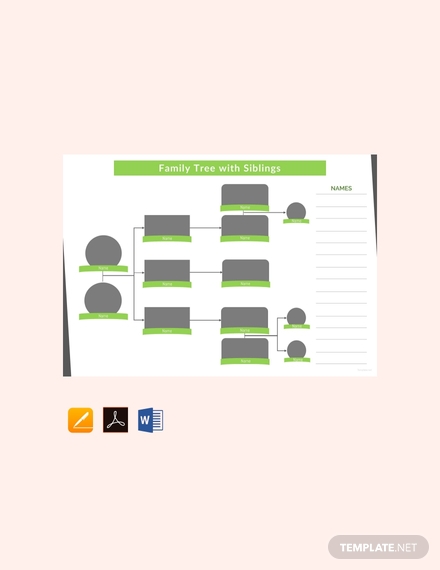 16+ Family Tree Templates in Apple Pages