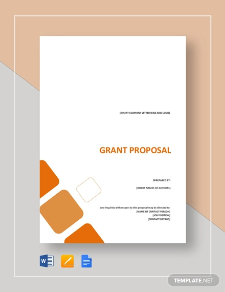 Grant Proposal Template - 19+ Free Sample, Example, Format Download!