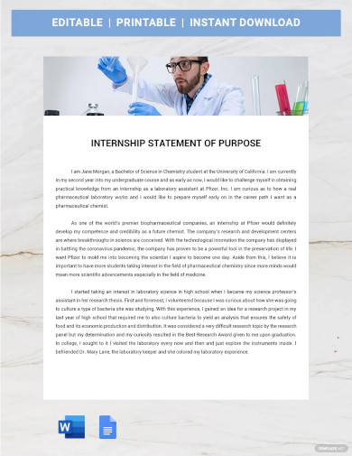26+ Statement of Purpose Templates