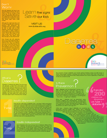 10+ Diabetes Tri-Fold Brochure Designs & Templates | Free & Premium ...