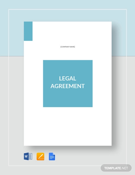 Legal Agreement Template – 10+ Free Word, PDF Documents Download