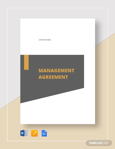 16+ Management Agreement Templates - Word, PDF, Apple Pages, Google Docs