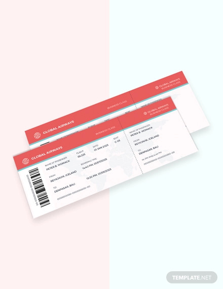 19+ Best Travel Ticket Templates - PSD, AI, Word