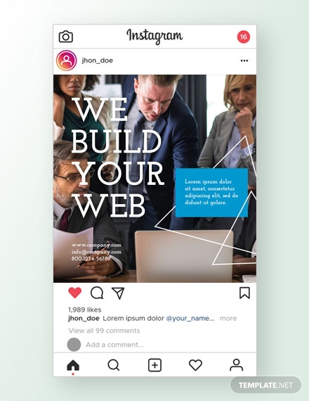 Instagram Ad Template Free Printable Templates