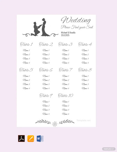 17+ Seating Chart Templates in Google Docs