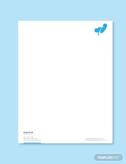 11+ Church Letterhead Templates - Free Word, PSD, AI Format Download