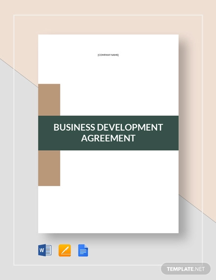Development Agreement Template - 20+ Free Word, Excel, PDF Format Download