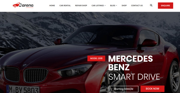 18+ Best Car Rental WordPress Themes & Templates 2023 [Download Now]