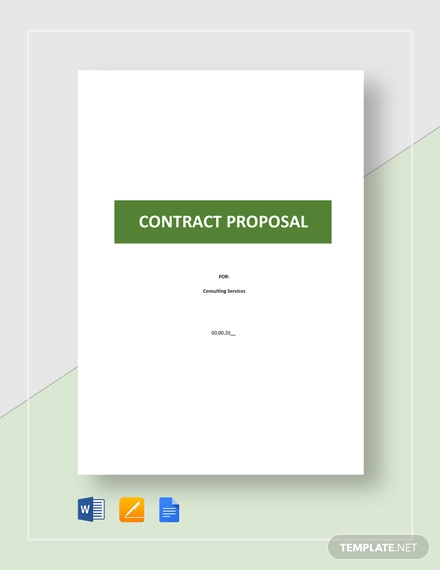 21+ Contract Proposal Templates - Free Word, PDF Format Download