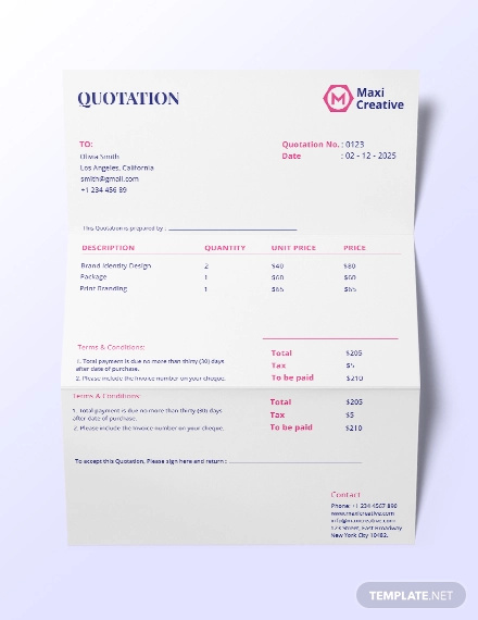 57+ Quotation Templates - PDF, DOC, Excel | Free & Premium Templates