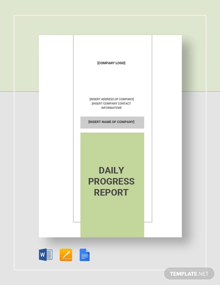 82+ Daily Report Templates - Word, PDF, Excel, Google Docs