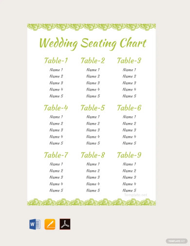 17+ Seating Chart Templates in Google Docs
