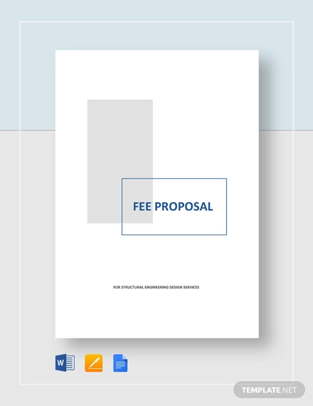Fee Proposal Templates -11+ Free Word, PDF Format Download