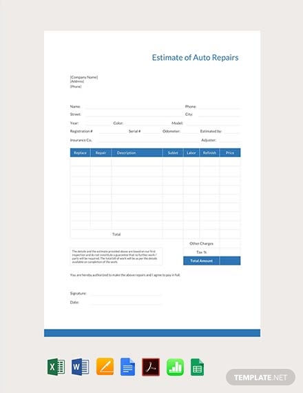 How To Make/Create an Auto Repair Estimate [Templates + Examples] 2023