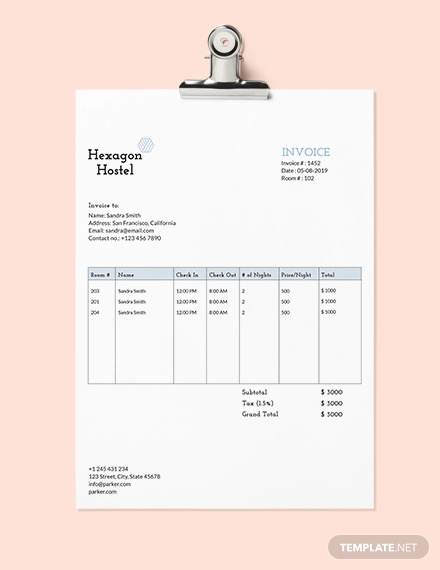 41+ Invoice Templates in Word