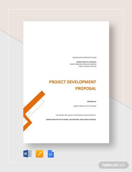 12+ Development Project Proposal Templates - PDF, Word