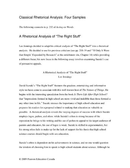 How To Write A Rhetorical Analysis Essay 7 Templates Free 