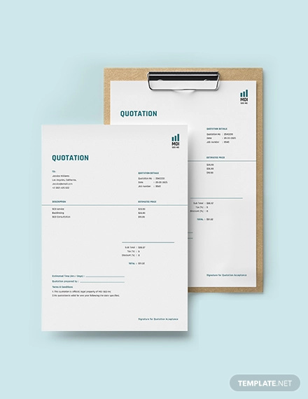 47+ Quotation Samples - PDF, Word